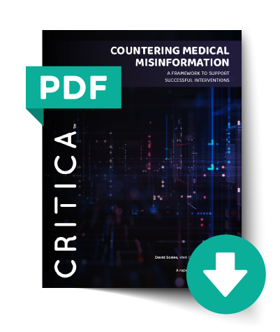 Countering Medical Misinformation: A Framework to Support Successful ...